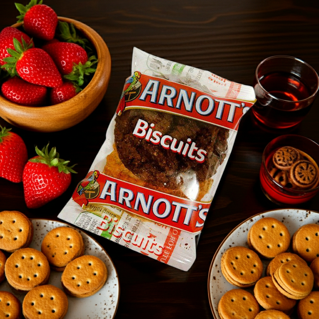Arnotts Butternut Snap & Chocolate Ripple Biscuits Carton of 150 ...